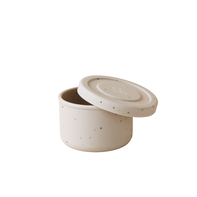 קופסאת נשנוש מסיליקון- קרם